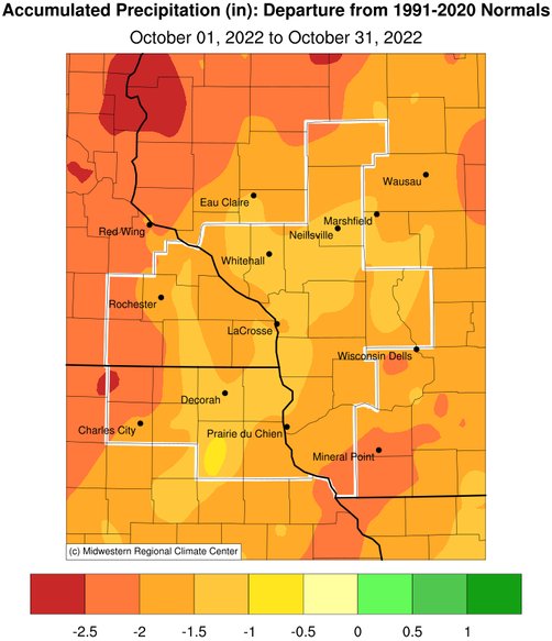 October 2022 Hydrologic and Precipitation Summary