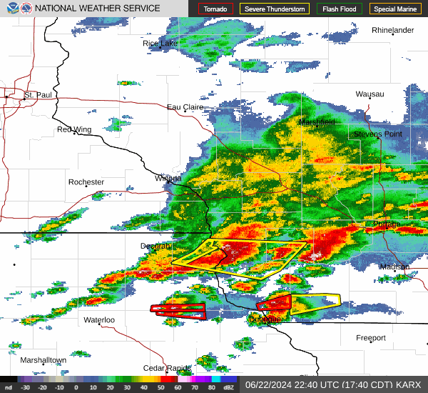 Severe Weather Summary for June 21-22 2024
