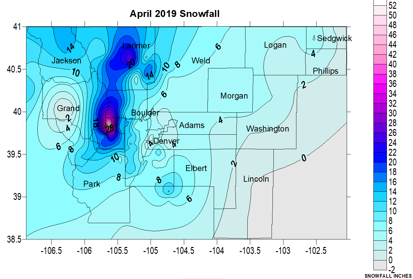 Coop and Spotter Snowfall Maps