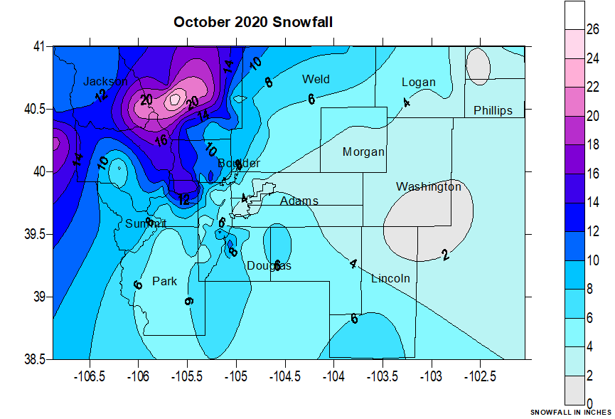 Coop and Spotter Snowfall Maps