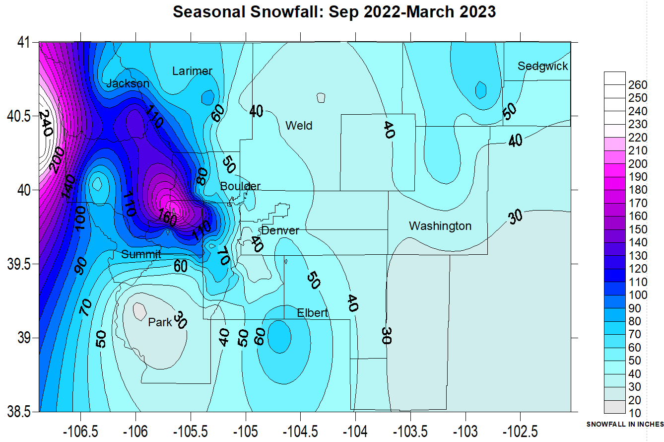 Coop and Spotter Snowfall Maps