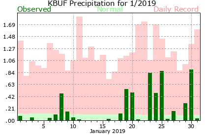 Buffalo Climate Graph