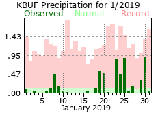 Buffalo Climate Graph