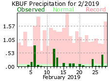 Buffalo Climate Graph