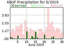Buffalo Climate Graph
