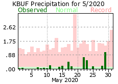 Buffalo Climate Graph