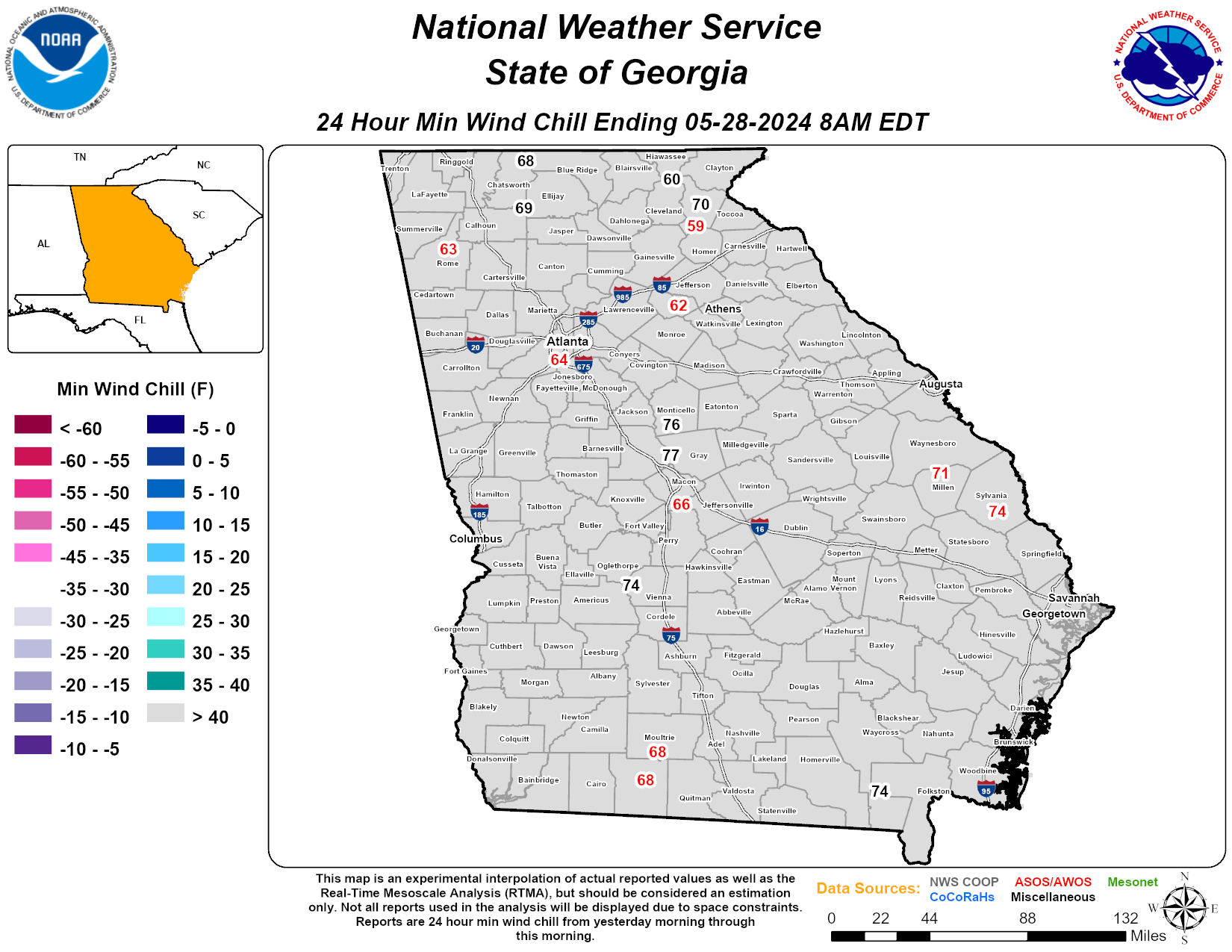 South Carolina Statewide Forecast Maps
