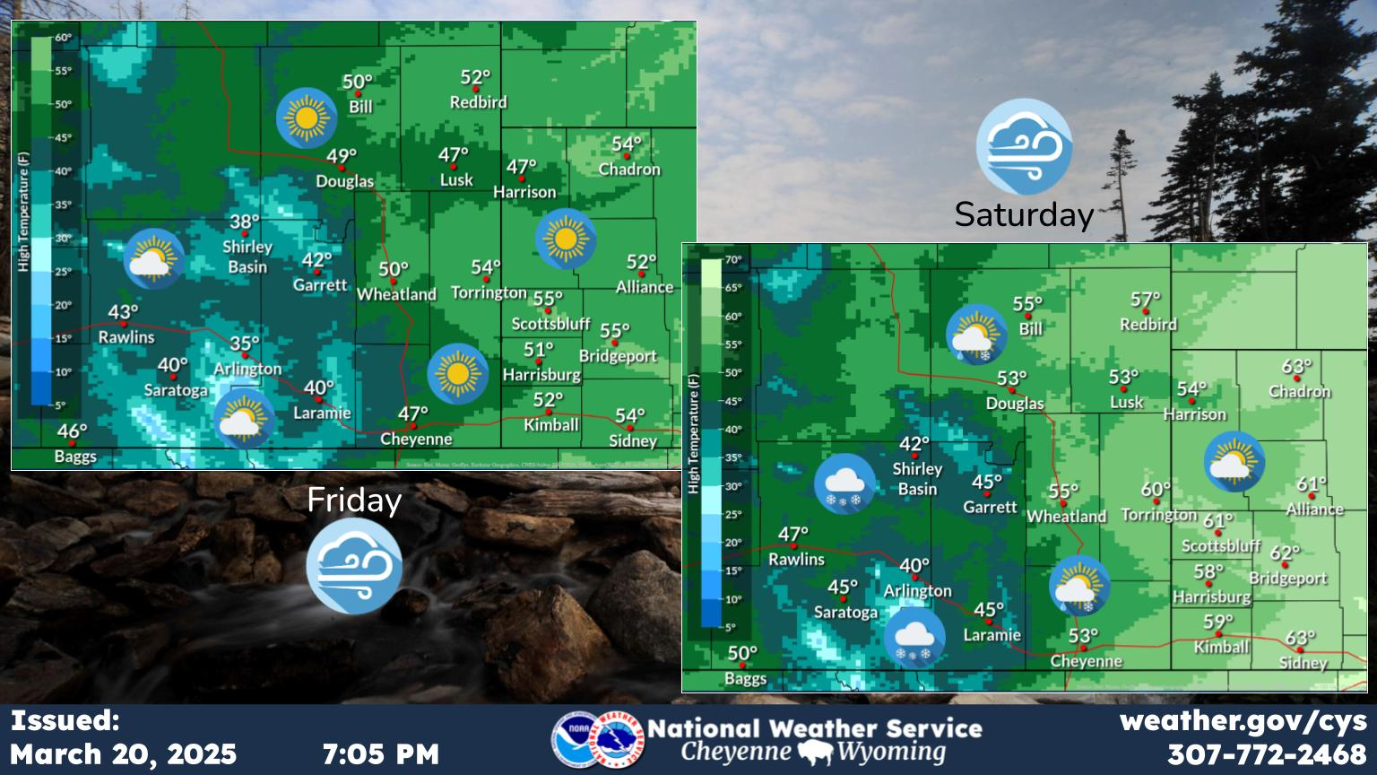 Cheyenne Weather Service: 60 MPH Winds, Large Hail Possible Cheyenne Weather Service: 60 MPH Winds, Large Hail Possible