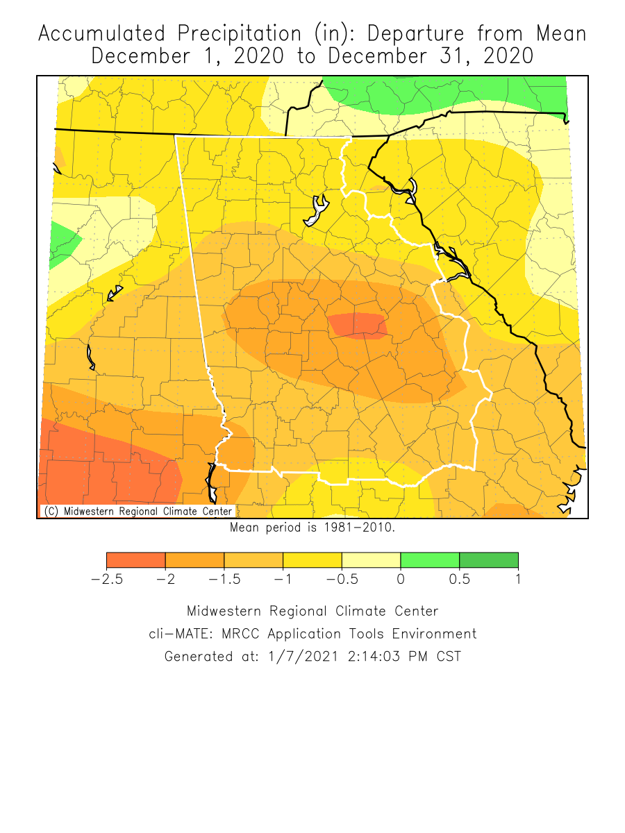 December 2020 Climate Summary