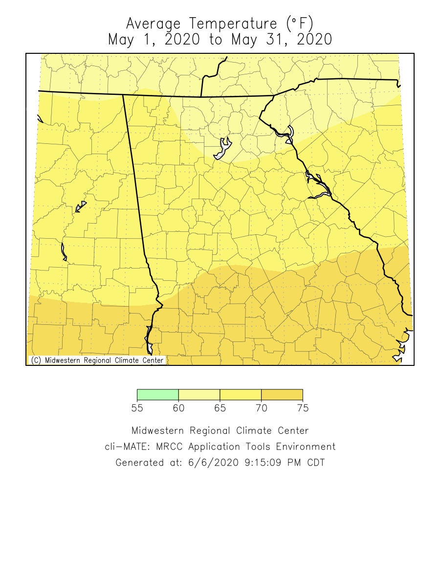 May 2020 Climate Summary