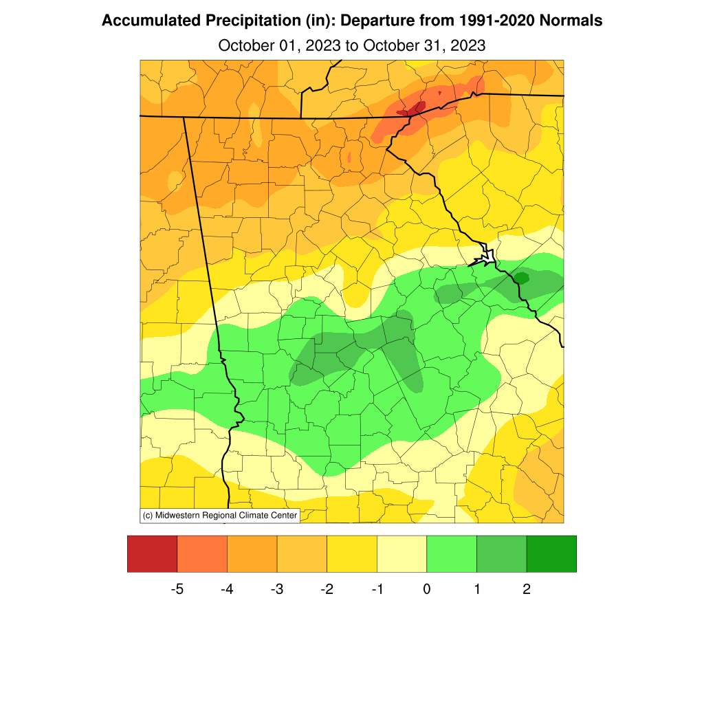 October 2023 Climate Summary