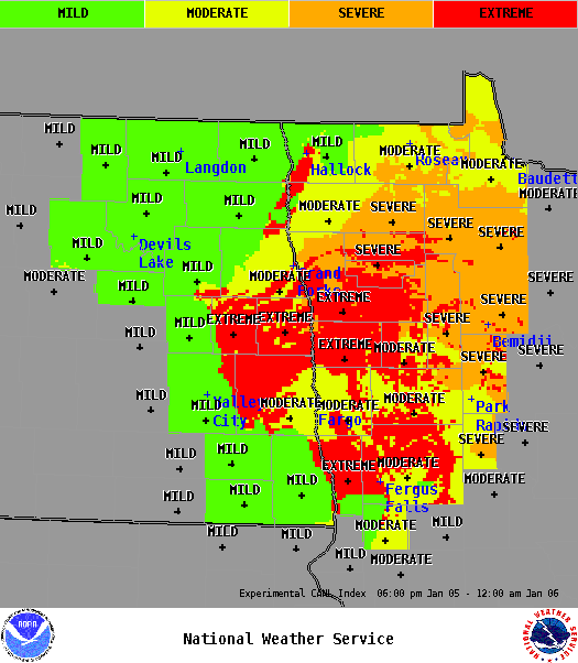 Cold Advisory for Newborn Livestock (CANL)
