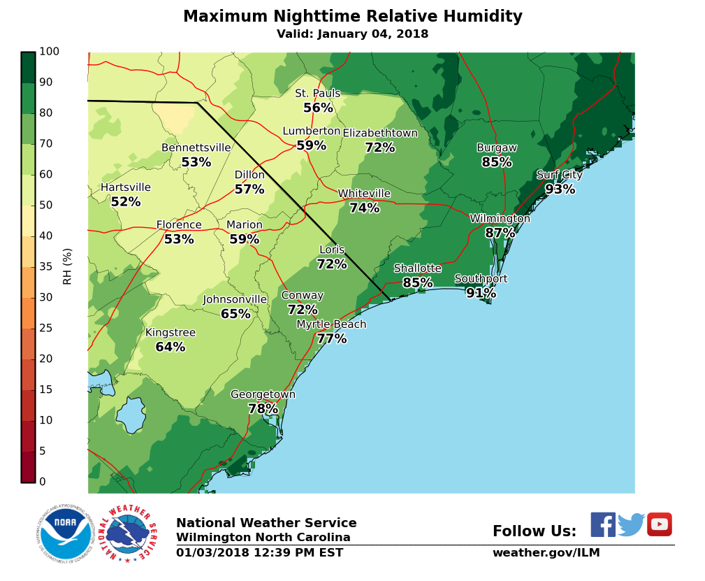 WFO ILM Enhanced Forecast Graphics