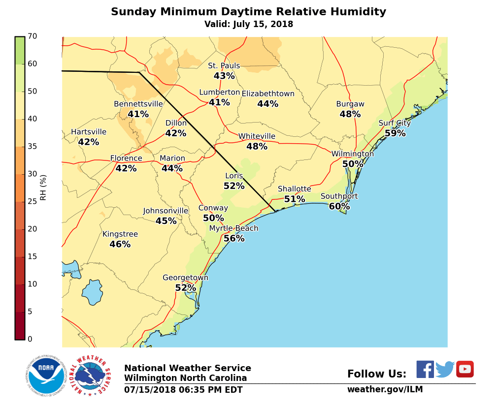 WFO ILM Enhanced Forecast Graphics