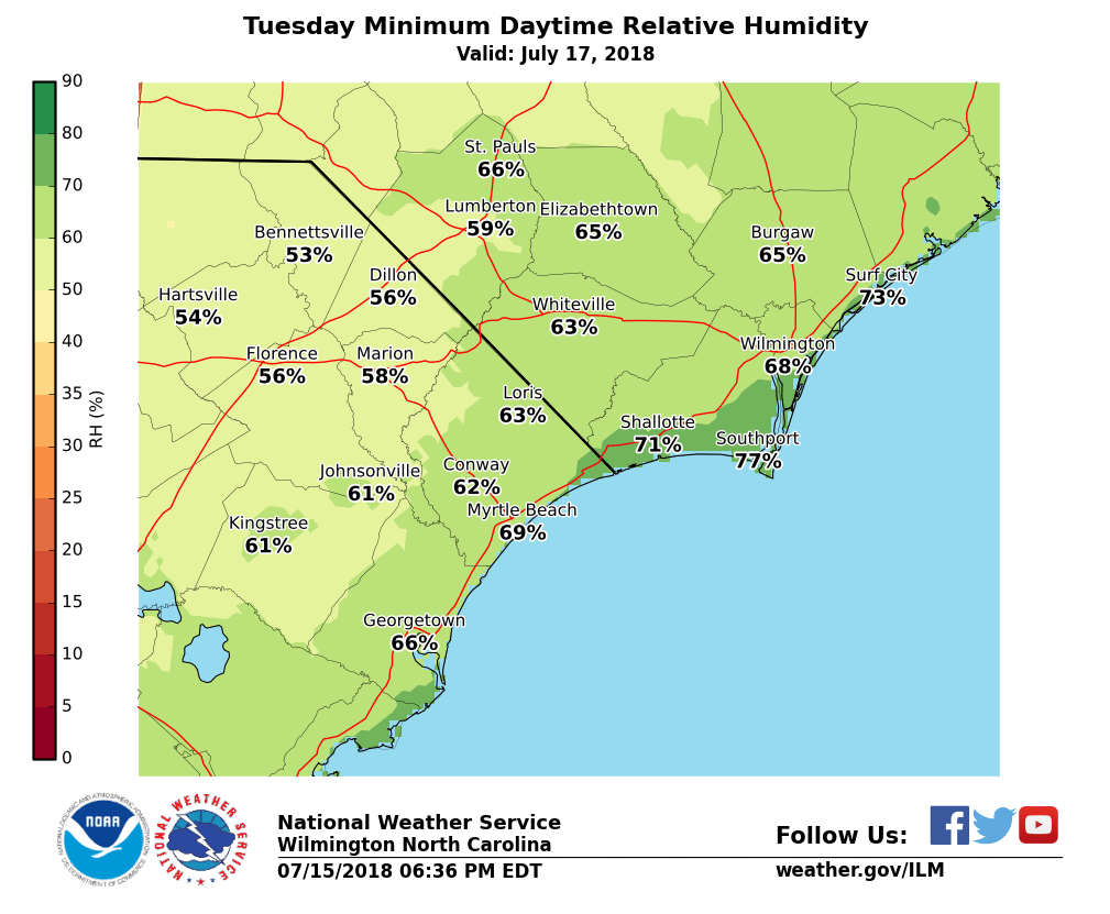 WFO ILM Enhanced Forecast Graphics