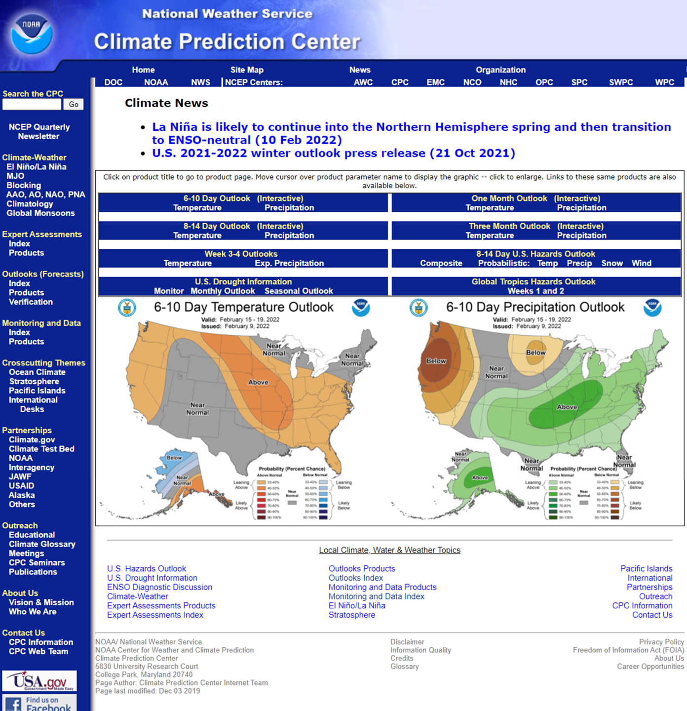 Spring Flood Outlook
