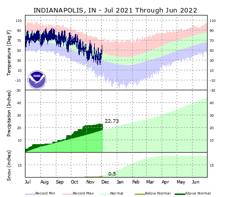 Climate Graphs for IND