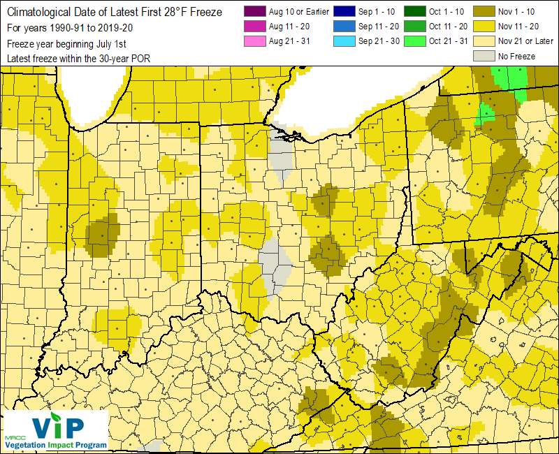 Frost and Freeze Information