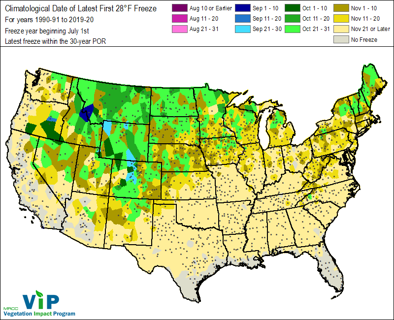 Frost and Freeze Information
