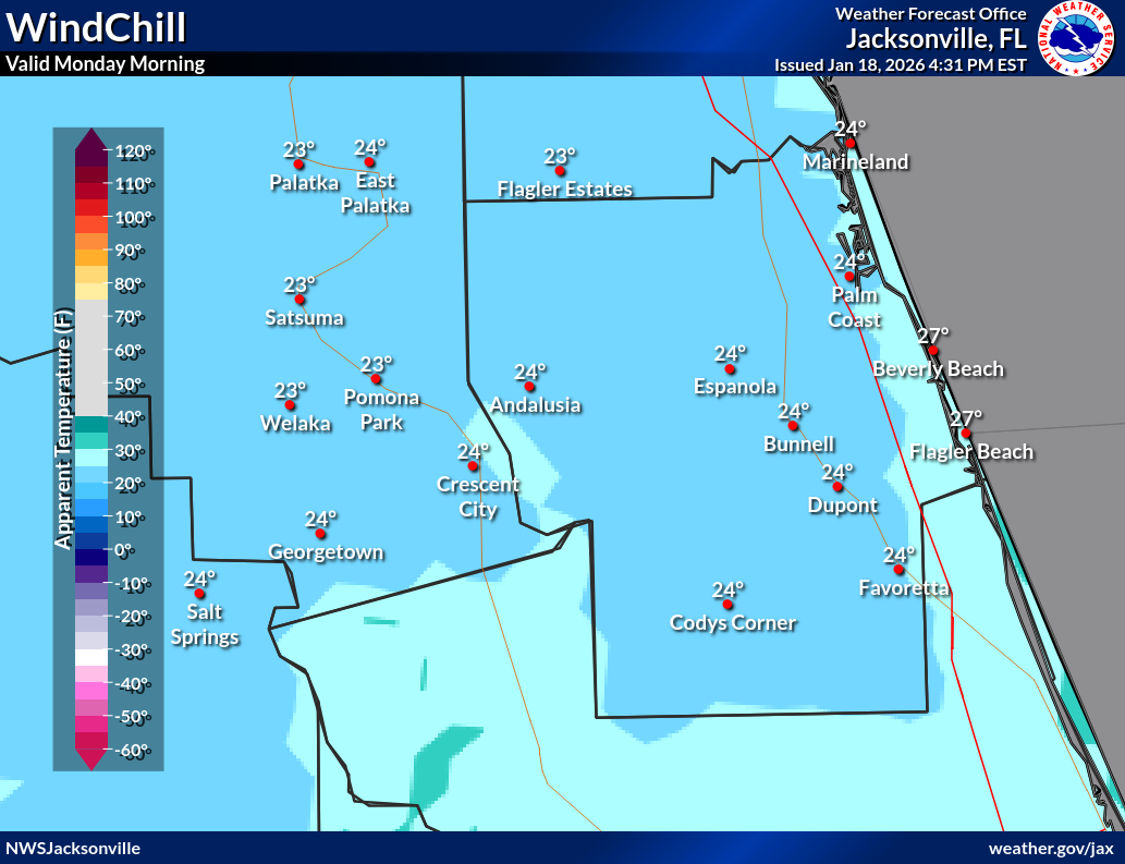 NWS Jacksonville EXPERIMENTAL Decision Support Graphics