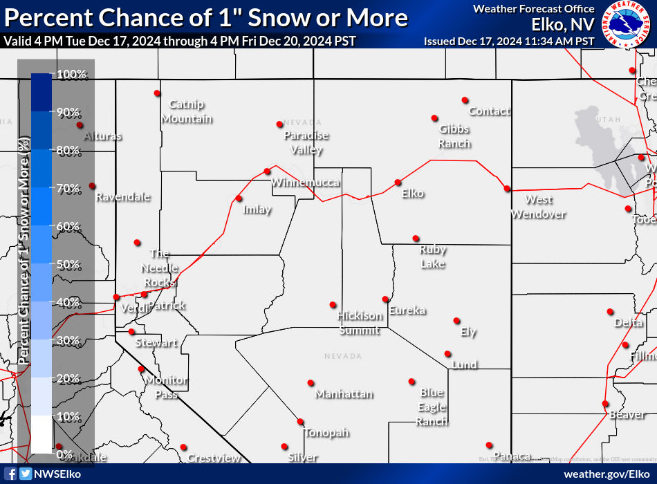 Winter Snow Maps