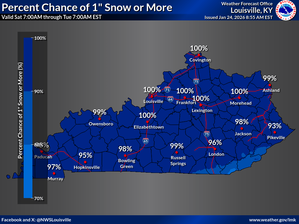 Probabilistic Snowfall Experiment