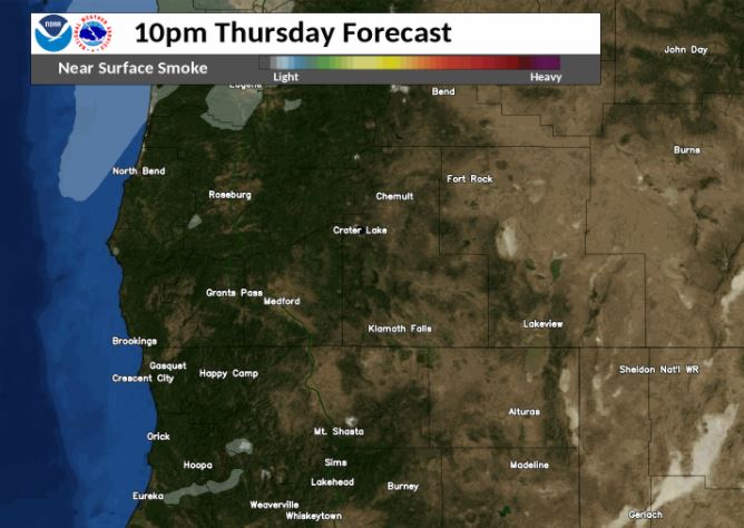 Southern Oregon and Northern California Smoke Model