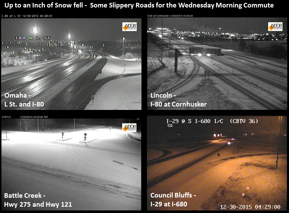 Light Snow Causing Slick Roads for Wednesday Morning Commute