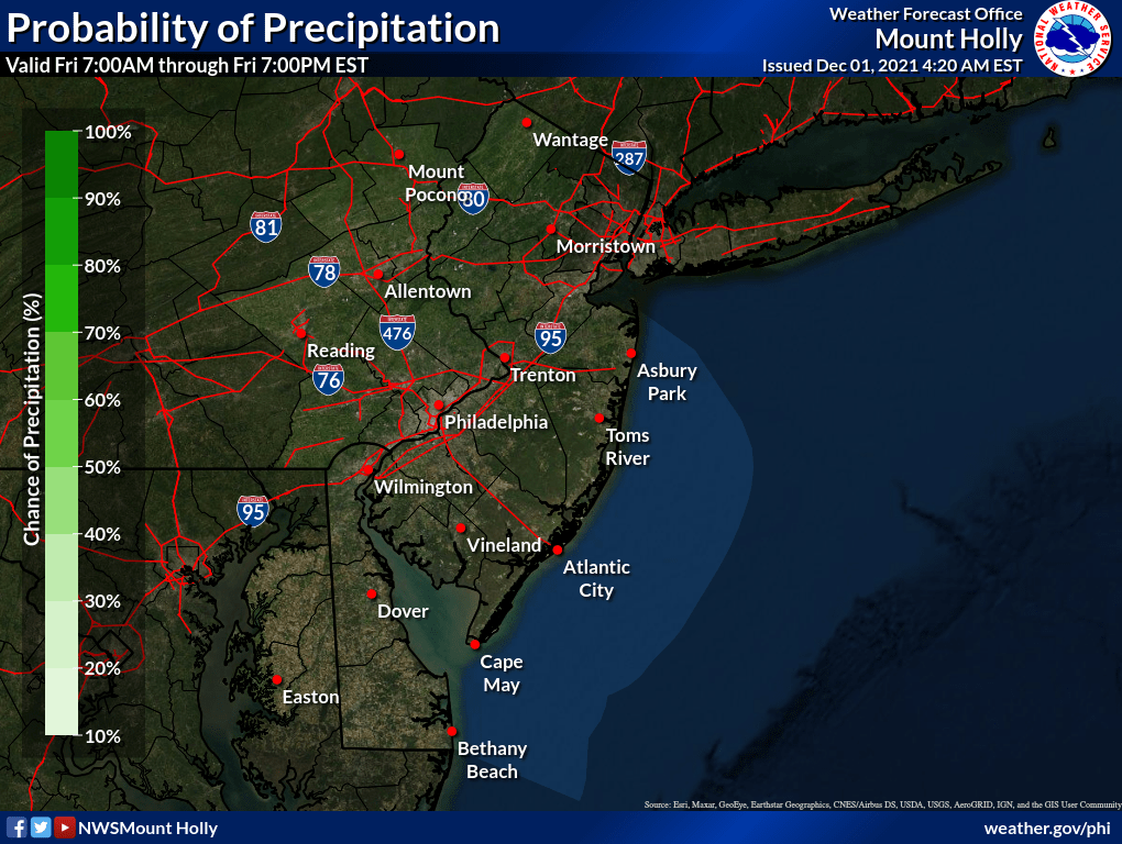 WFO PHI Area Forecast Graphics