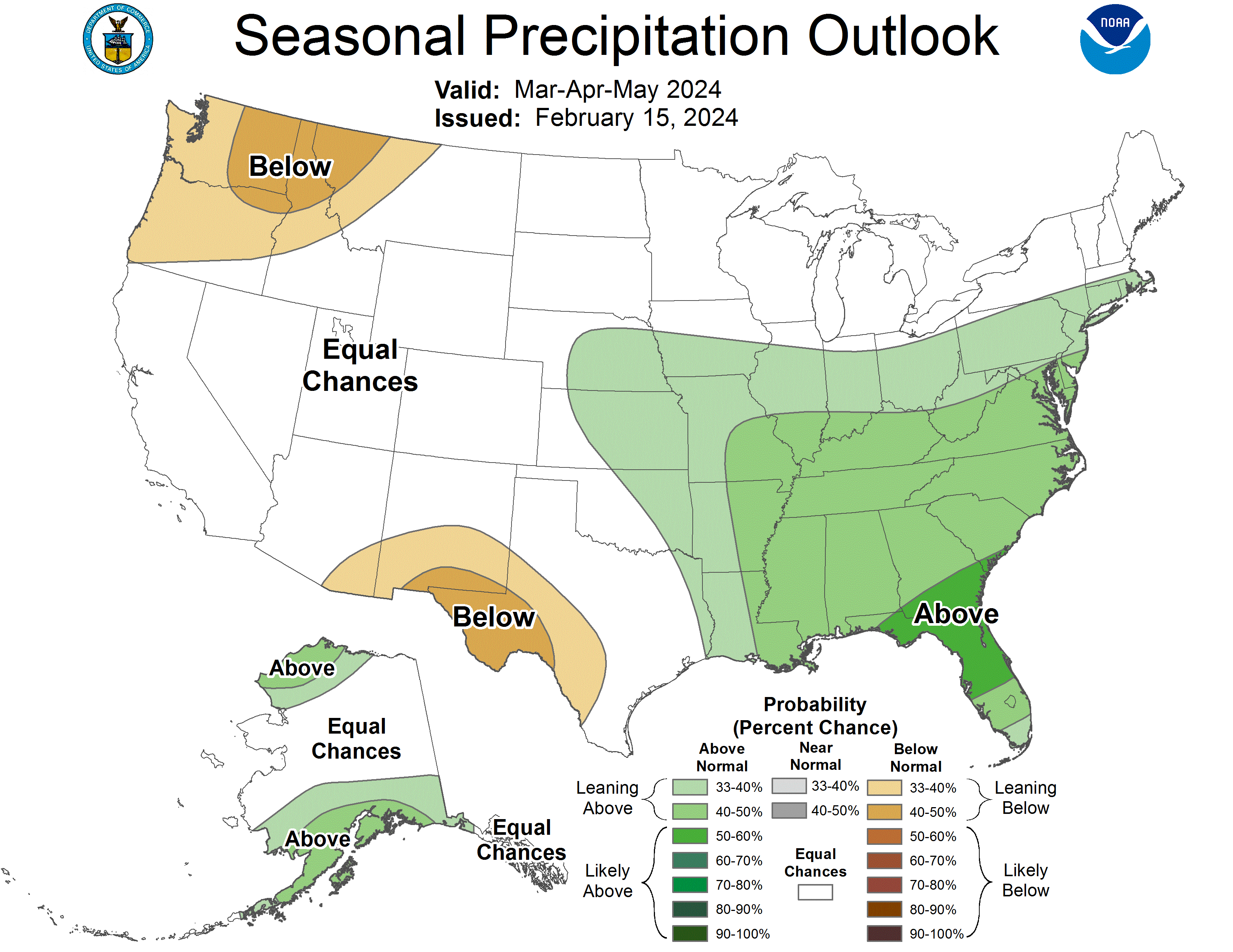 March Temperature and Precipitation Outlook