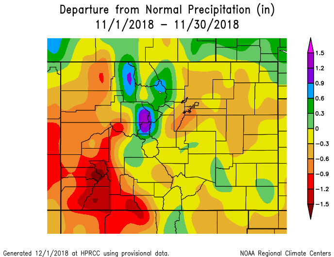 November Climate Review and December Preview
