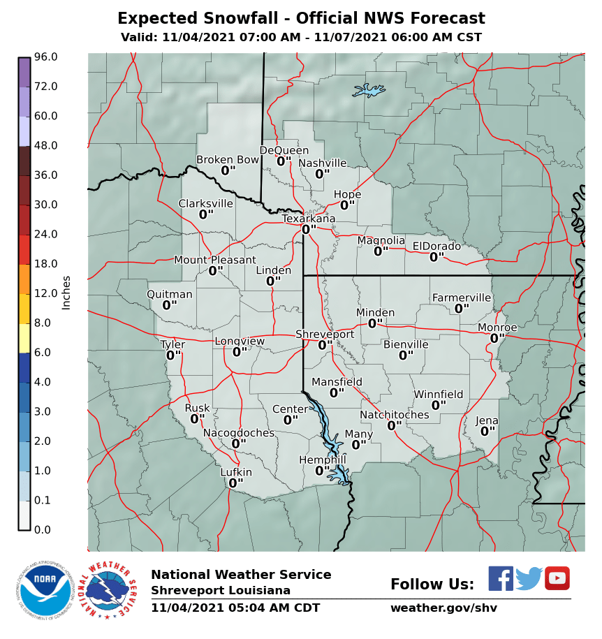 NWS-SHV Probabilistic Winter Precipitation Forecasts