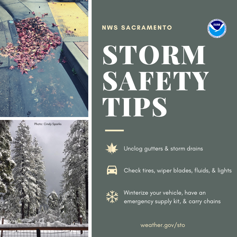 NWS Sacramento Safety Graphics