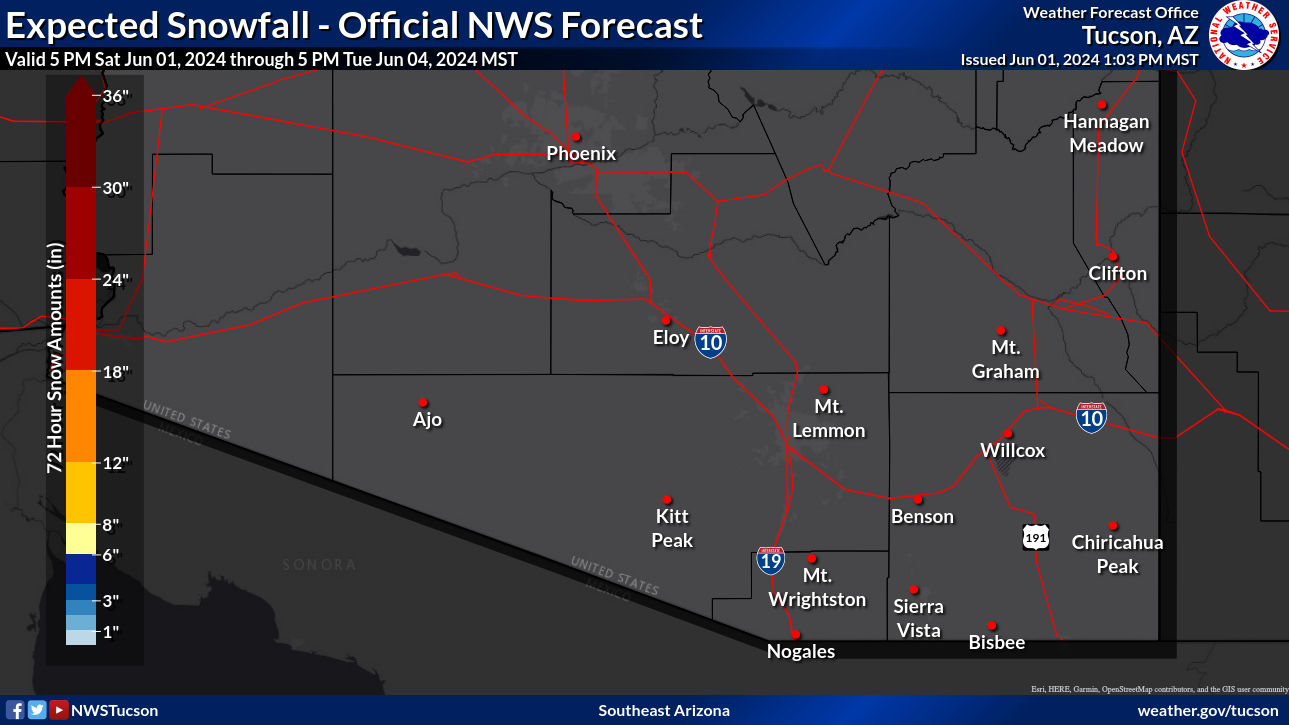 Probabilistic Snowfall Experiment