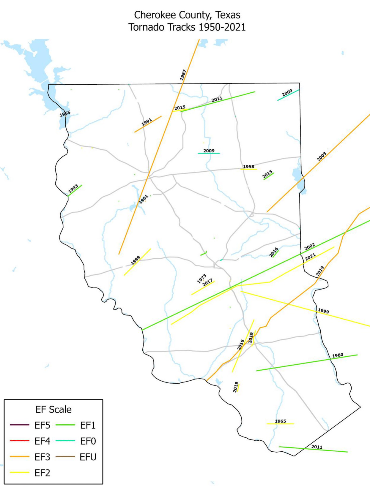 NWS office’s new interactive tornado map shows those recorded in the ...