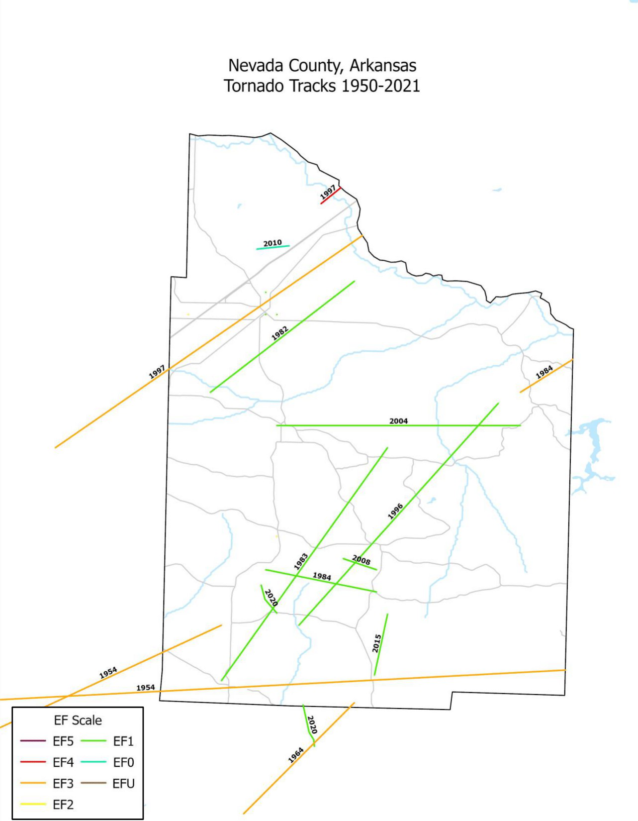 NWS office’s new interactive tornado map shows those recorded in the ...