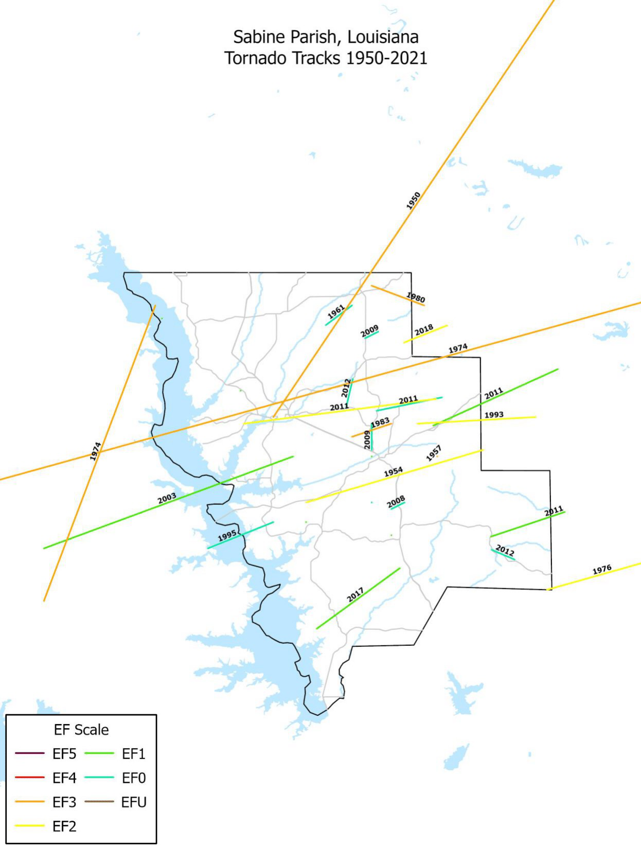 NWS office’s new interactive tornado map shows those recorded in the ...
