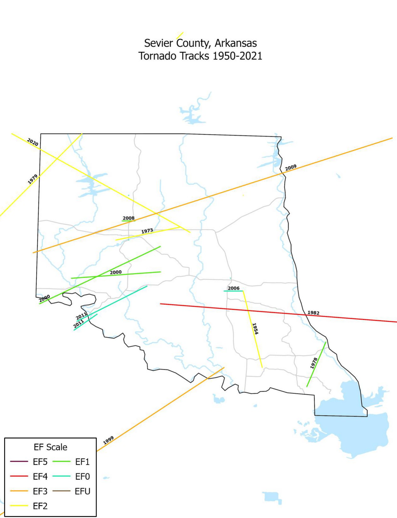 NWS office’s new interactive tornado map shows those recorded in the ...